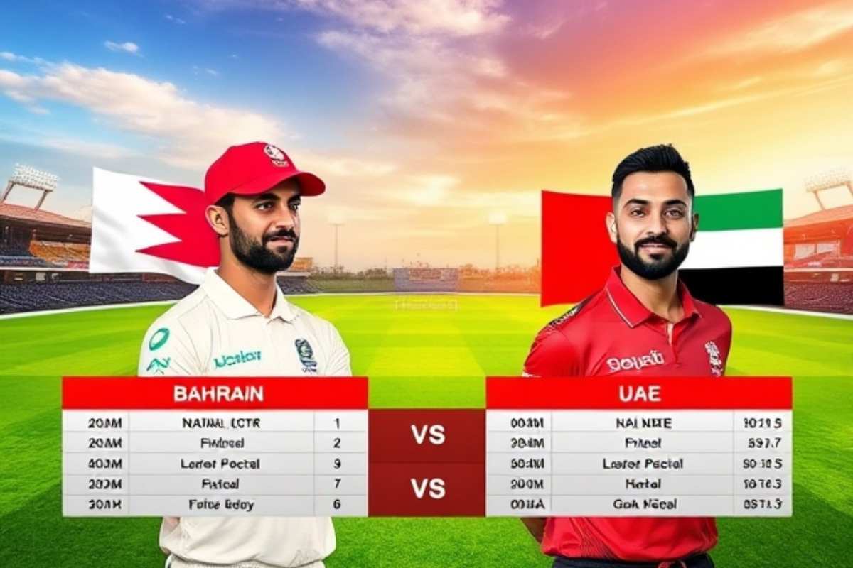 Bahrain National Cricket Team Vs UAE Cricket Team Match Scorecard